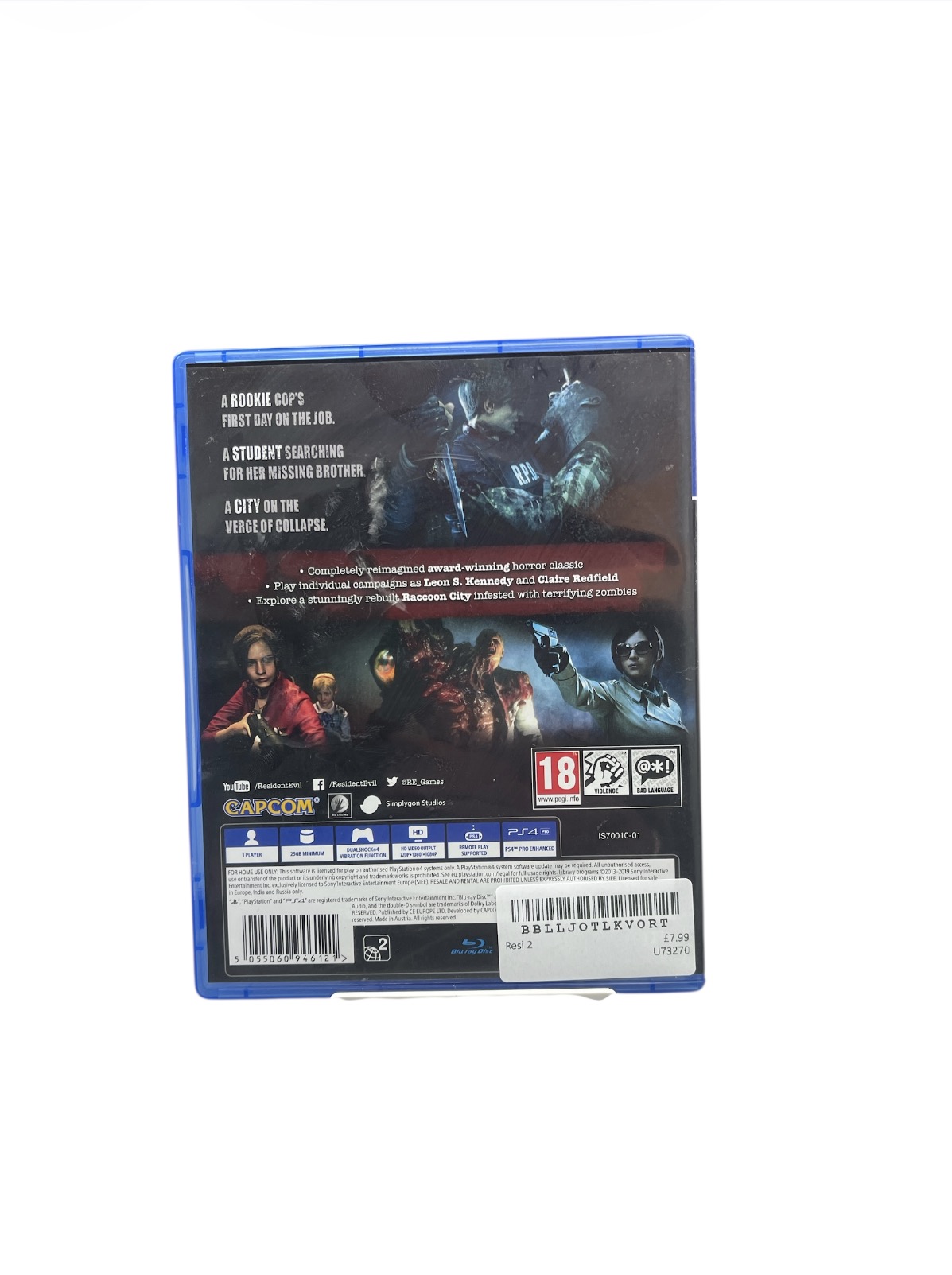 Pre-owned Resident evil 2 - Own4Less